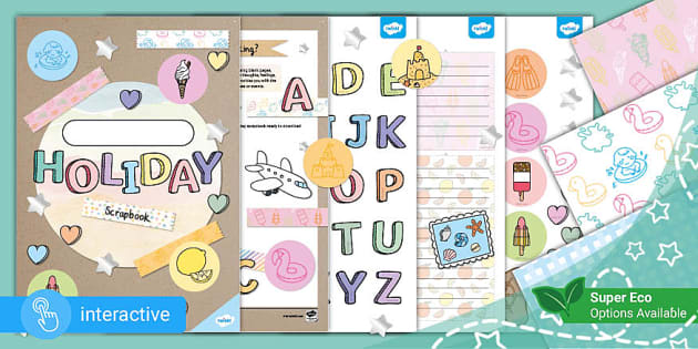 My Holiday Scrapbook (Lehrer gemacht) - Twinkl