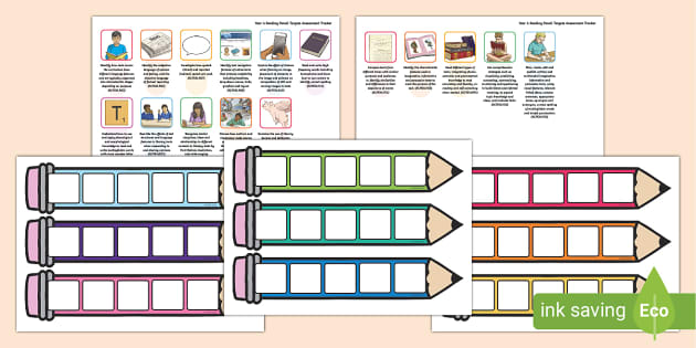 Pencil Targets Printable Tracker | Twinkl
