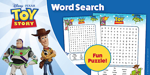 Toy Story: Word Search