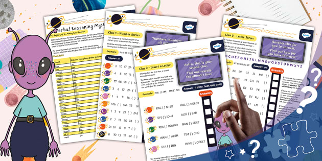 Verbal Reasoning Mystery - Twinkl - Kids Puzzles