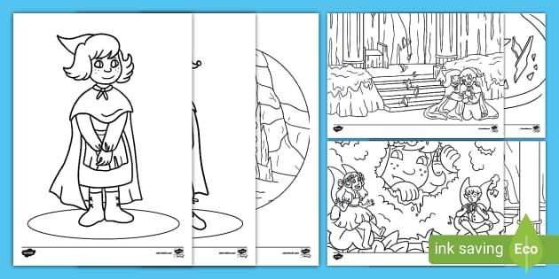 The Snow Queen Coloring Sheets (Teacher-Made) - Twinkl