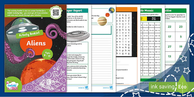 Aliens Activity Booklet (Ages 9 - 11) (teacher made)
