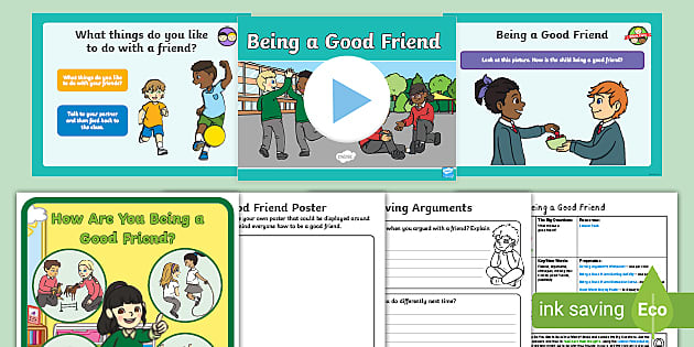 KS1 Being A Good Friend Lesson Pack PSHE Friendship KS1 KS1 Being A Good Friend Lesson Pack PSHE Friendship KS1