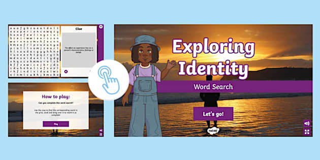 RE: Exploring Identity: UKS2 Interactive Word Search