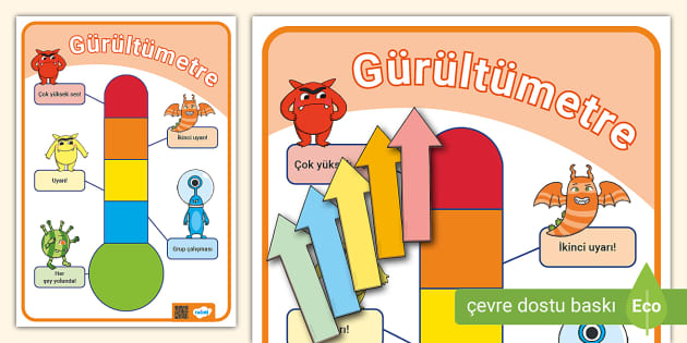 Free Gürültümetre öğretmen Yaptı Twinkl
