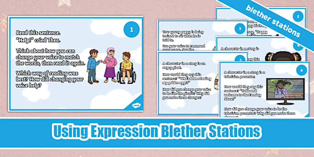 Using Expression Blether Stations