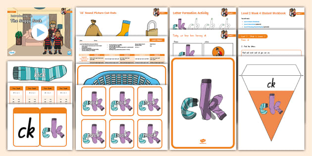 'ck' saying /k/ Level 2 Week 4 Lesson 1 (teacher made)