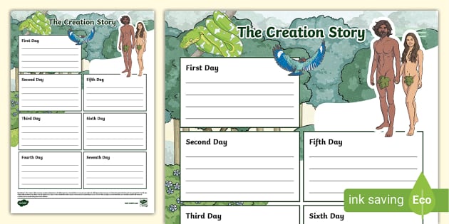 The Creation Story Fact File Template - Twinkl