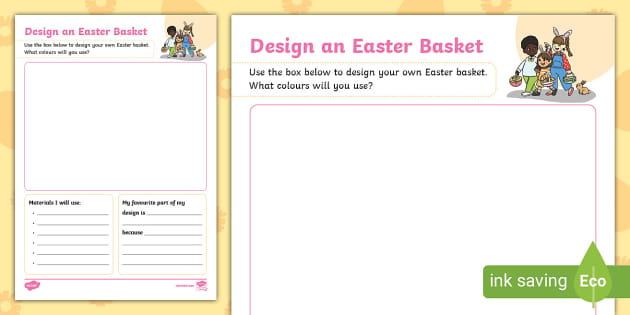 Design Your Own Easter Basket (Hecho por educadores)