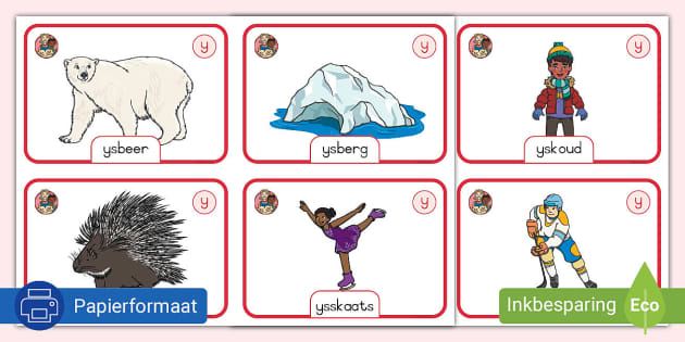 Graad R Klanke Flitskaarte y (Hecho por educadores) - Twinkl