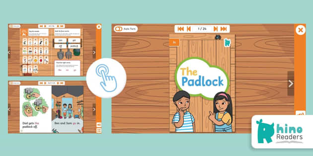 Level 2c Decodable Readers: The Padlock (teacher made)