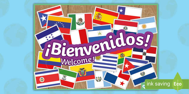 👉 Spanish: Welcome Sign Display Poster (Teacher-Made)