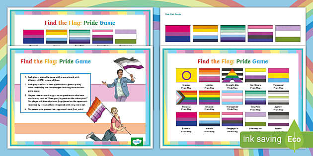 Play the Pride Flag Game|Twinkl Resources| Pride Month|LGBTQ