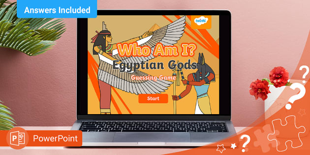 Who Am I? Egyptian Gods Guessing Game PowerPoint - AL - Kids