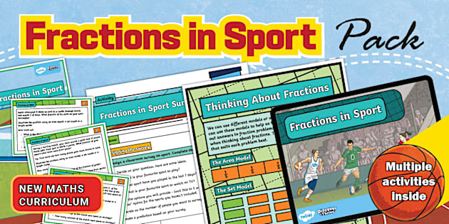 Fractions in Sport Resource Pack