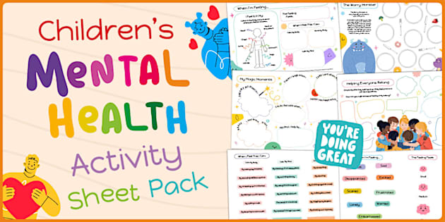 Children's Mental Health Activity Sheet Pack
