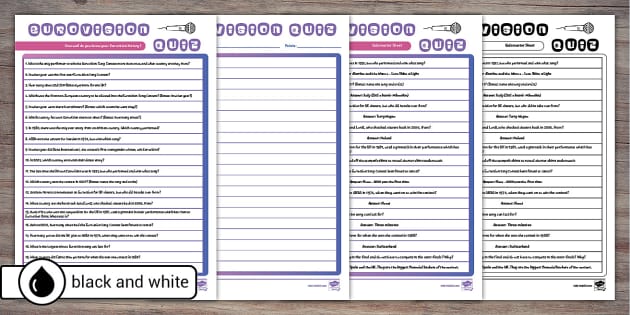 Eurovision Quiz | Twinkl Party (teacher made) - Twinkl