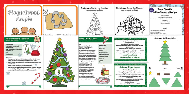 EYFS Christmas Resource Pack (Ages 3-4) (teacher made)