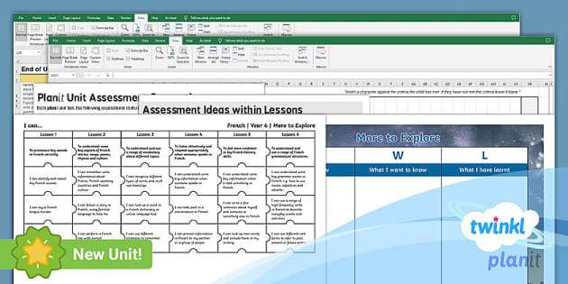 👉 PlanIt Year 6 French Assessment: More to Explore