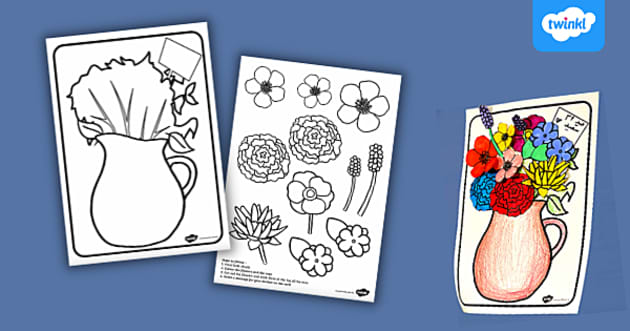 Mother's Day : Paper Vase Activity
