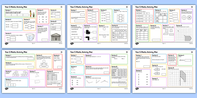 Year 5 Summer 1 Maths Activity Mats - Twinkl