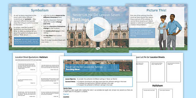 GCSE Never Let Me Go Lesson Pack 6: Settings (teacher made)
