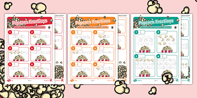 Colour and Label Popcorn Fractions