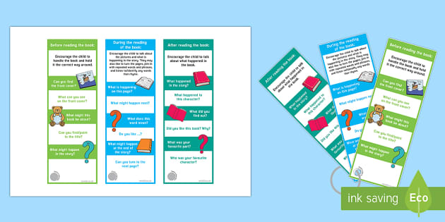 EYFS Reading Prompt Bookmarks (teacher made) - Twinkl