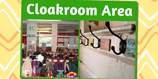 👉 Cloakroom Area Photo Sign (teacher made) - Twinkl