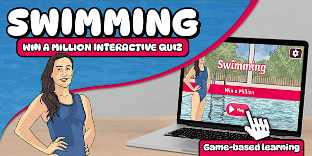 Gr4 PE–Swimming Win a Million–Interactive Game (CAPS Aligned)