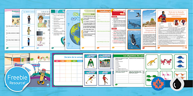 * NEW * FREE Canada Taster Resource Pack French - Twinkl