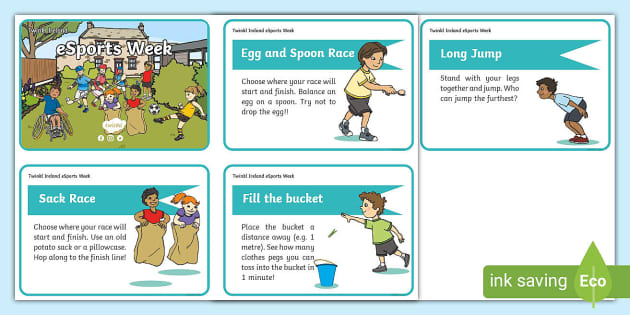 FREE! - eSports Week Friday Challenge Cards Junior School