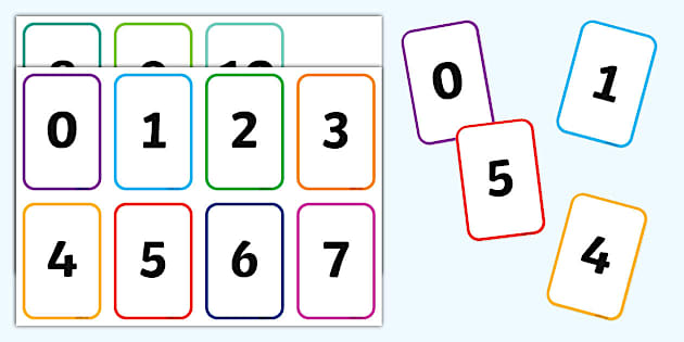 Number Templates 1 to 10 | Number Cards | Teaching Resource