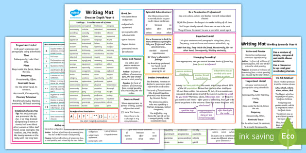 Year 6 Differentiated Writing Mats Other (teacher made)