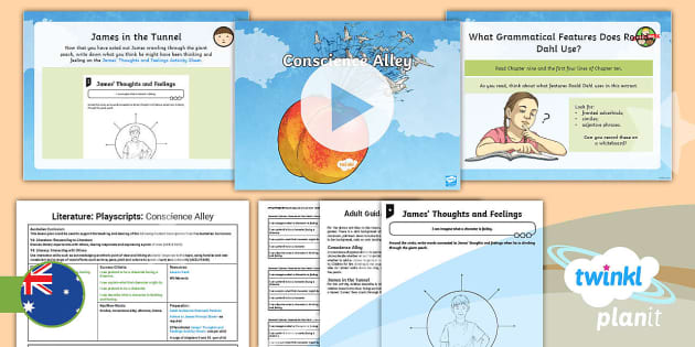 Year 4 James and the Giant Peach: Play Scripts Lesson 1 to Support ...