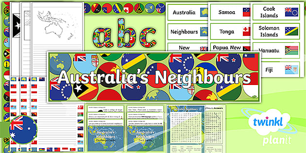PlanIt HASS Geography Year 3 Australia's Neighbours Additional ...