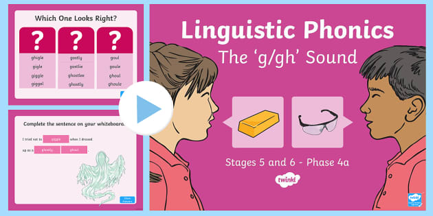 gh Words that Sound Like g Phonics PowerPoint - Resources