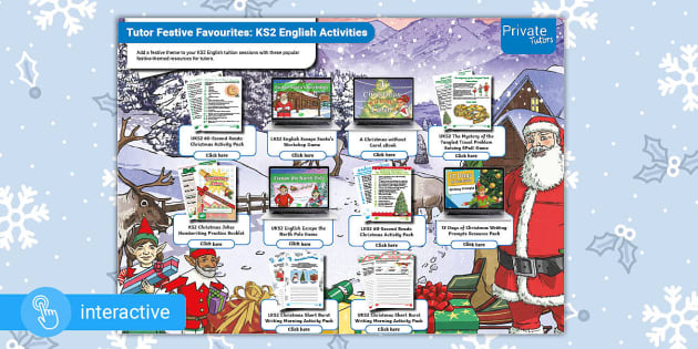 * NEW * Tutor Festive Favourites: KS2 English Activities