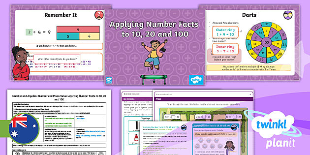 Yr 2 Addition and Subtraction Recall and Use Facts Lesson 4