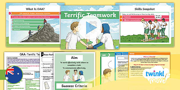 Year 3 OAA Lesson 1: Terrific Teamwork Lesson Pack - Twinkl