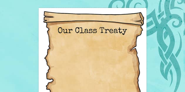 Our Class Treaty Editable Poster - our class, editable, edit