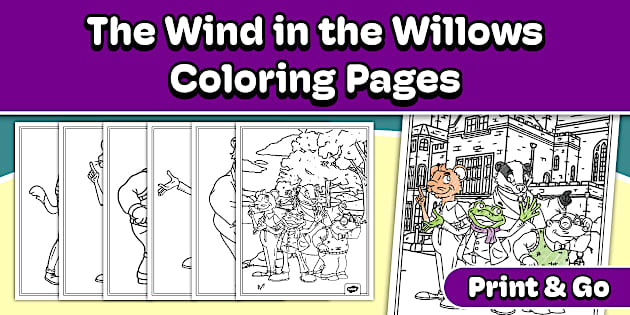 The Wind in the Willows Coloring Pages