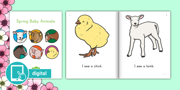 Spring Animals Emergent Reader eBook | Emergent Reader