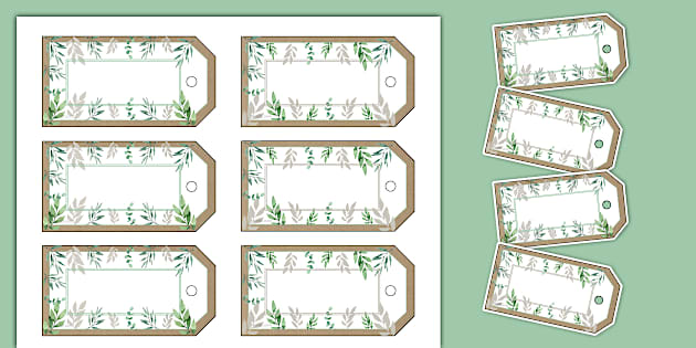Muted Botanical Themed Labels (Teacher-Made) - Twinkl Muted Botanical Themed Labels (Teacher-Made) - Twinkl