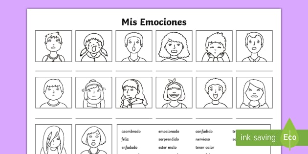 My Emotions Worksheet / Worksheet - Spanish - Spanish KS2, emotions