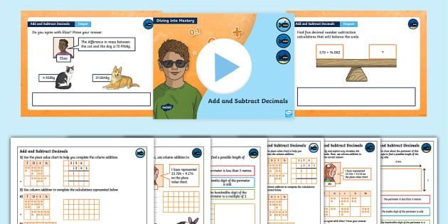 👉 Y6 DiM: Step 4 Add and Subtract Decimals Teaching Pack