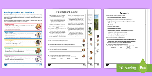SATs Survival Year 6: Reading Revision Activity Mat Pack 4