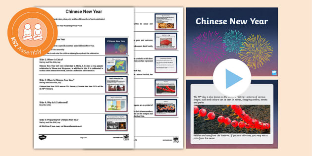 KS2 Chinese New Year Assembly Pack (teacher made) - Twinkl