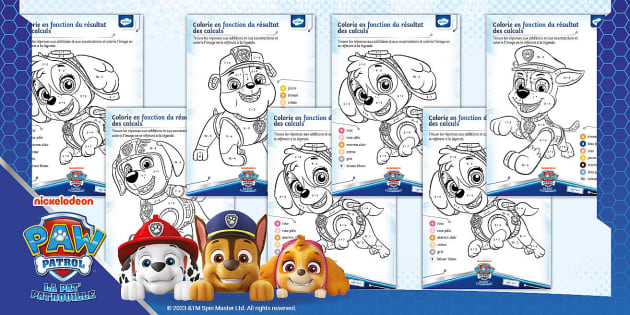 pat patrouille coloring pages