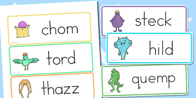Alien Nonsense Sorting Word Cards - Twinkl
